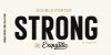 Double Porter Font Family — FreeMyFonts