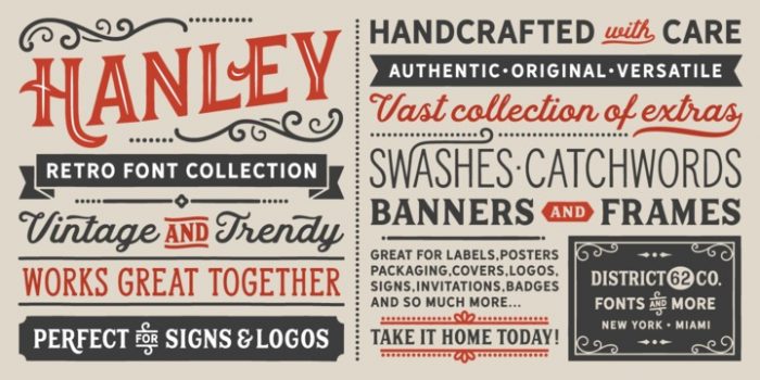 Hanley Pro Font Family — FreeMyFonts